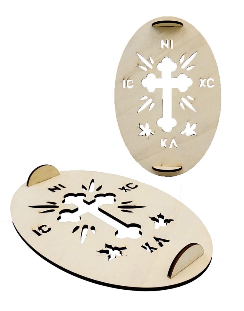 Σφραγίδα για Κόλλυβα οβάλ 25*17cm - Byzanteiko